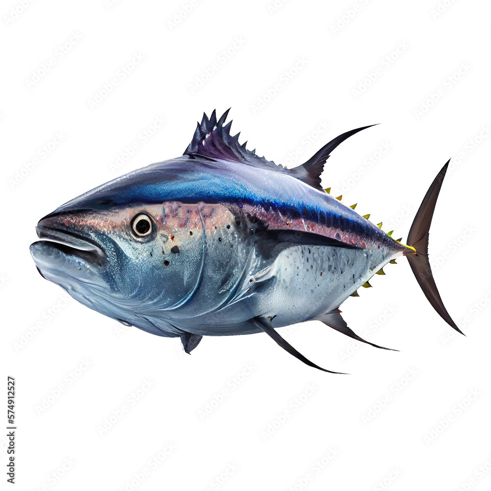 Expensive rare tuna bluefin tuna Transparent background. generative AI ...