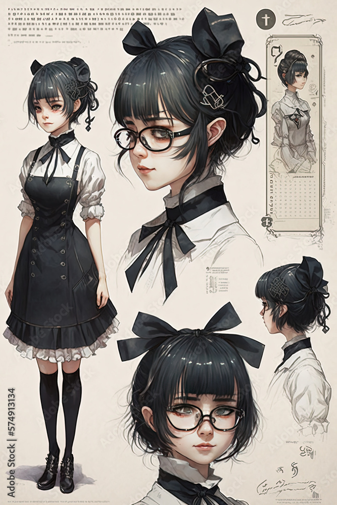 Anime Inspiration: Character Reference Sheets for Gamers and Artists ...