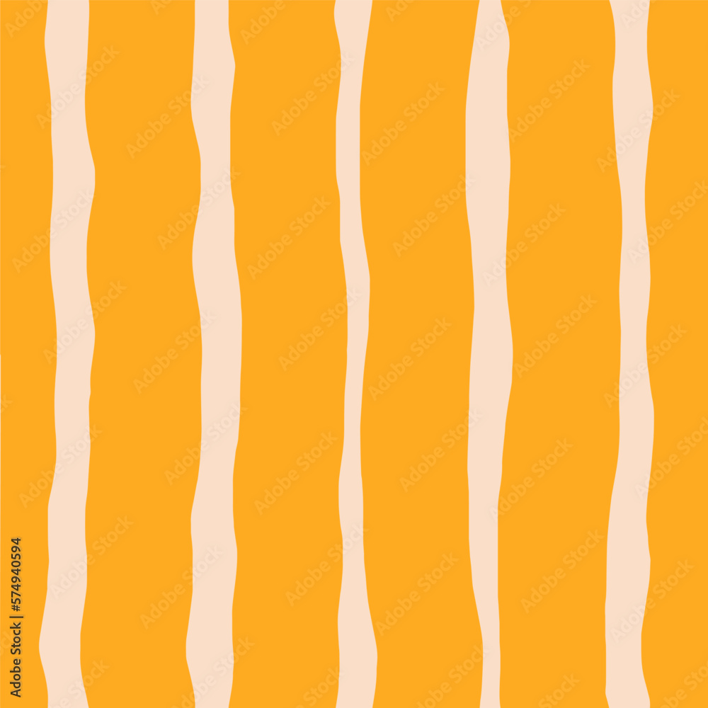 Simple lines vector pattern. Seamless hand drawn texture with thick and ...