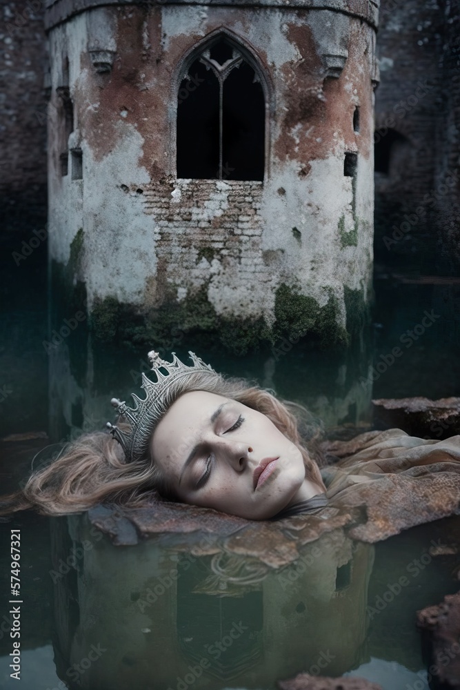 An abstract portrait of princess from a children fairy tale, updated ...