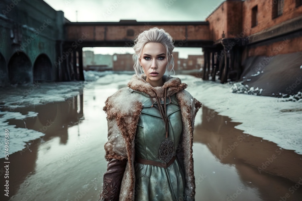 An abstract portrait of princess from a children fairy tale, updated ...