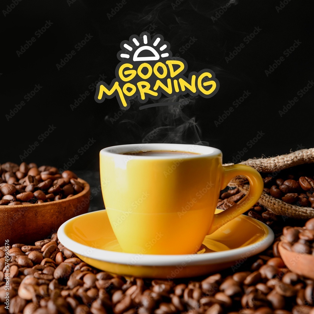 good morning with coffee, good morning, morning vibes, morning with ...