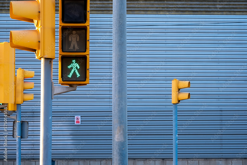Many traffic signals at a junction in a contemporary modern city Stock ...
