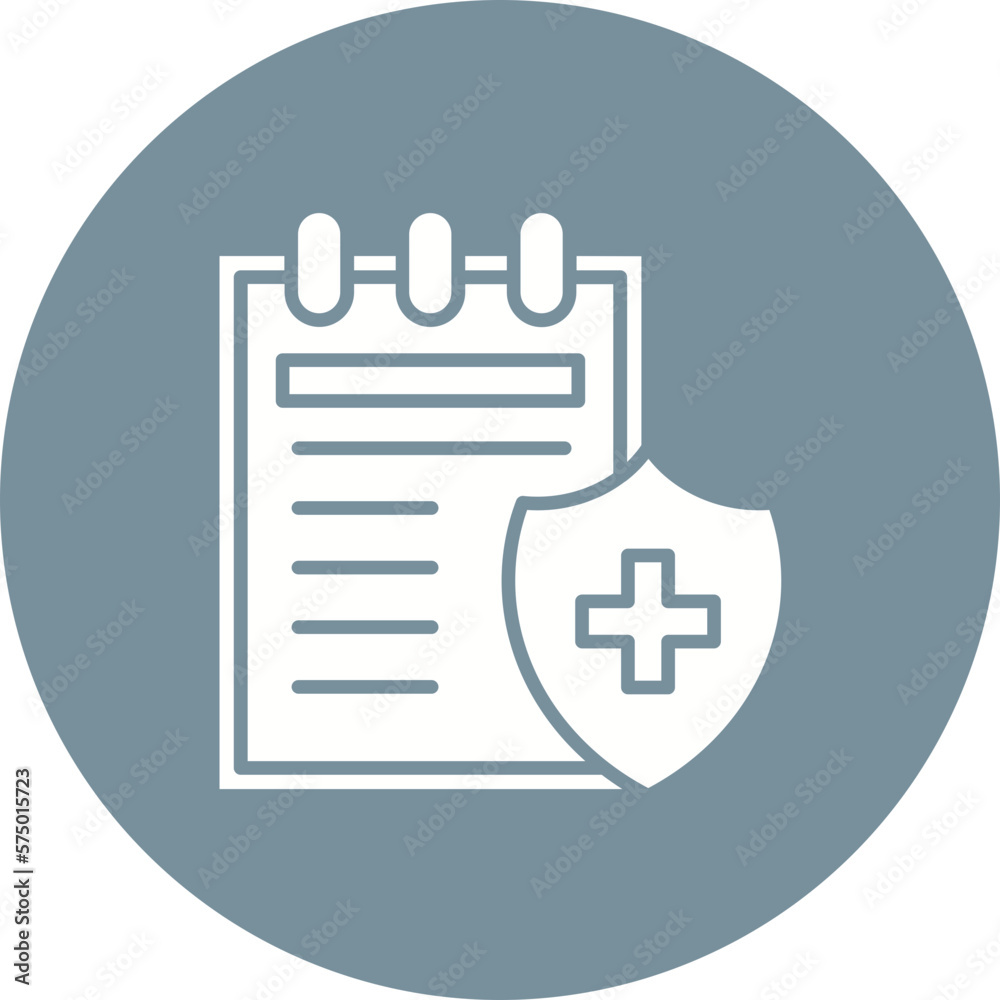 Health Plans Icon Stock Vector | Adobe Stock