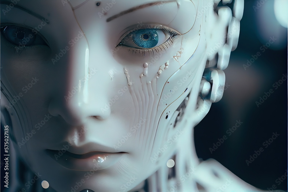 Wondrous hyper realistic closeup portrait artificial intelligent ...