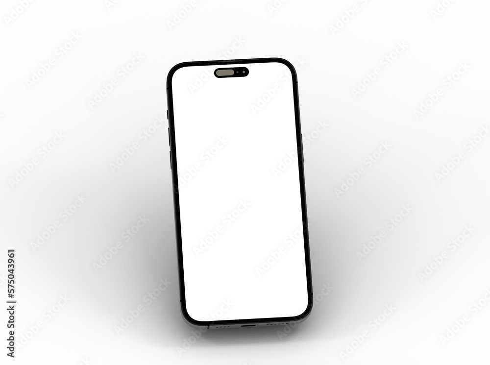 realistic smartphone template mockup for user experience presentation ...