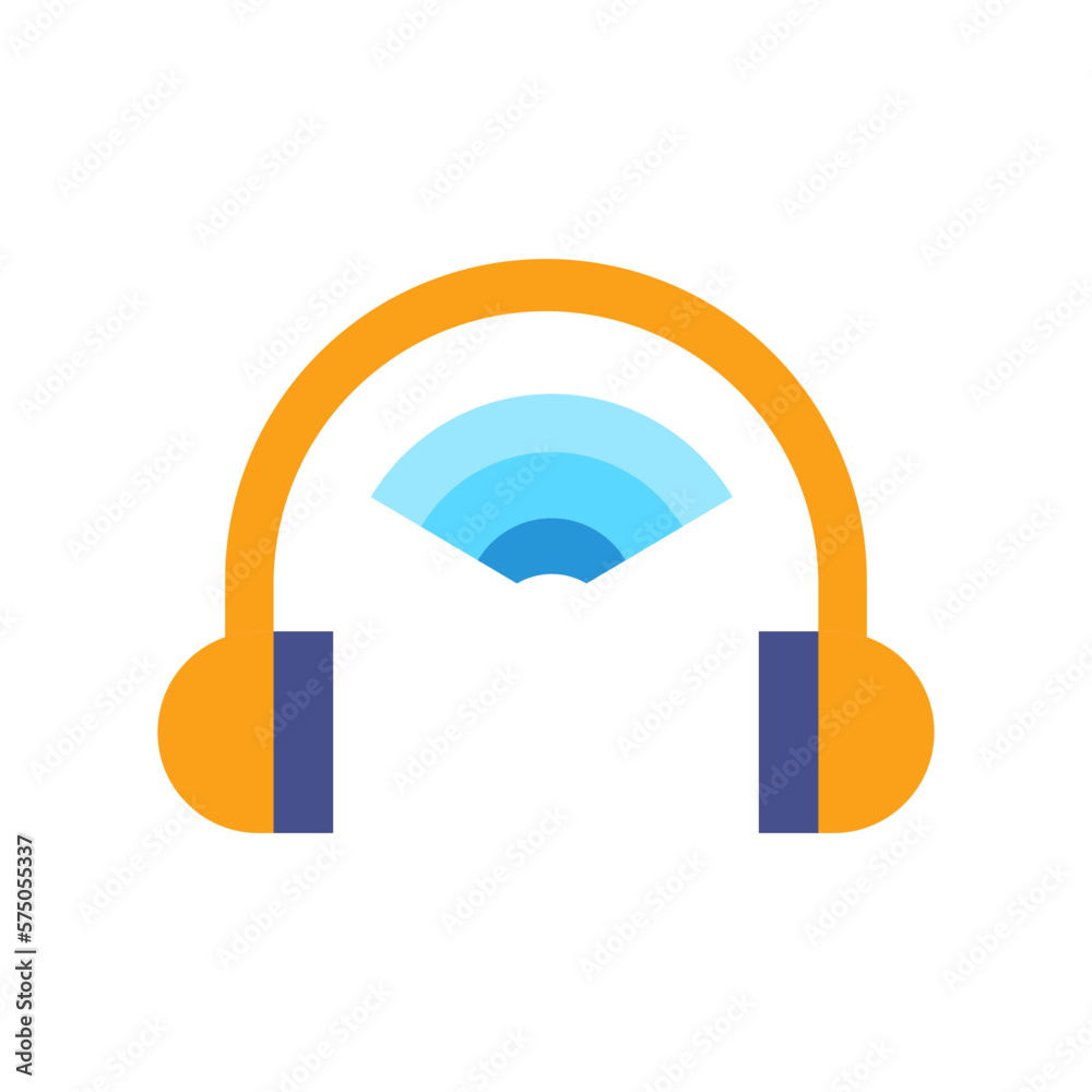 Icon Smart Headphone, headphone wireless, Internet of thing, wireless ...