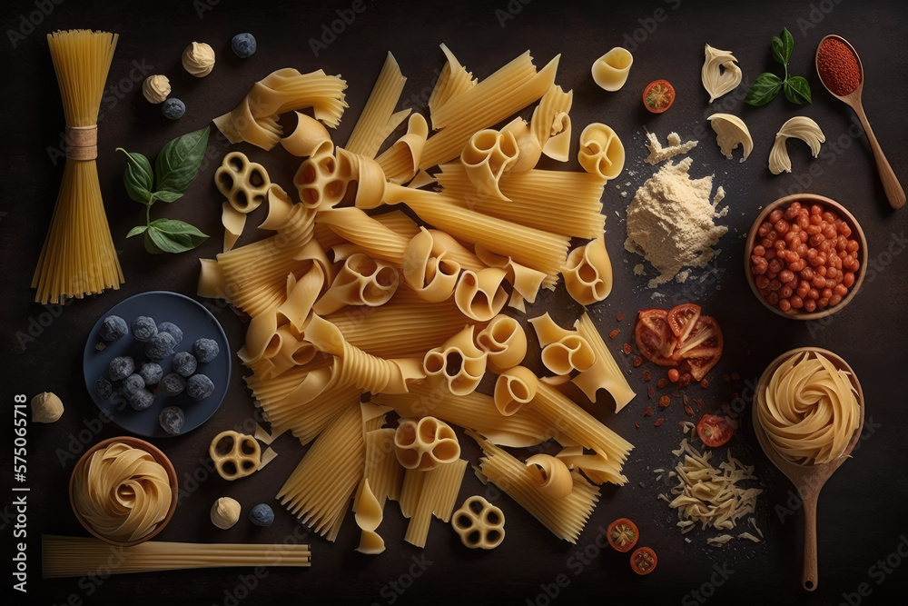 pasta background Stock Illustration | Adobe Stock