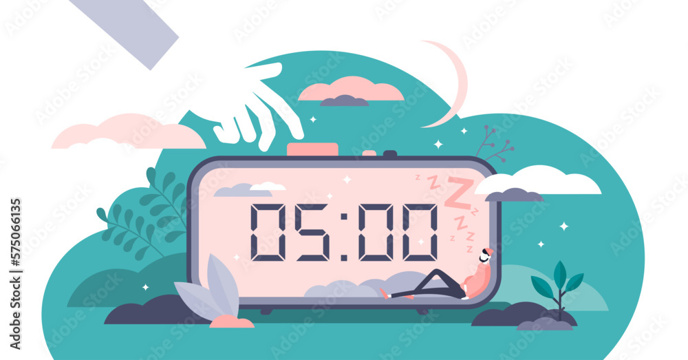 Snooze illustration, transparent background. Work or sleep postpone in ...