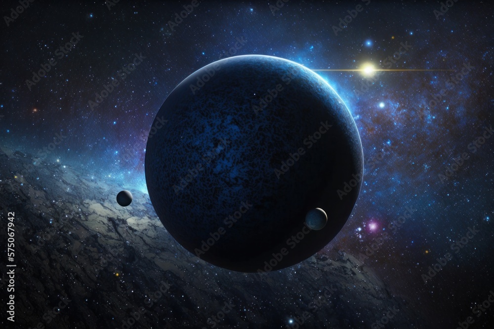 Hypothetical ninth planet of the solar system, whose presence is ...