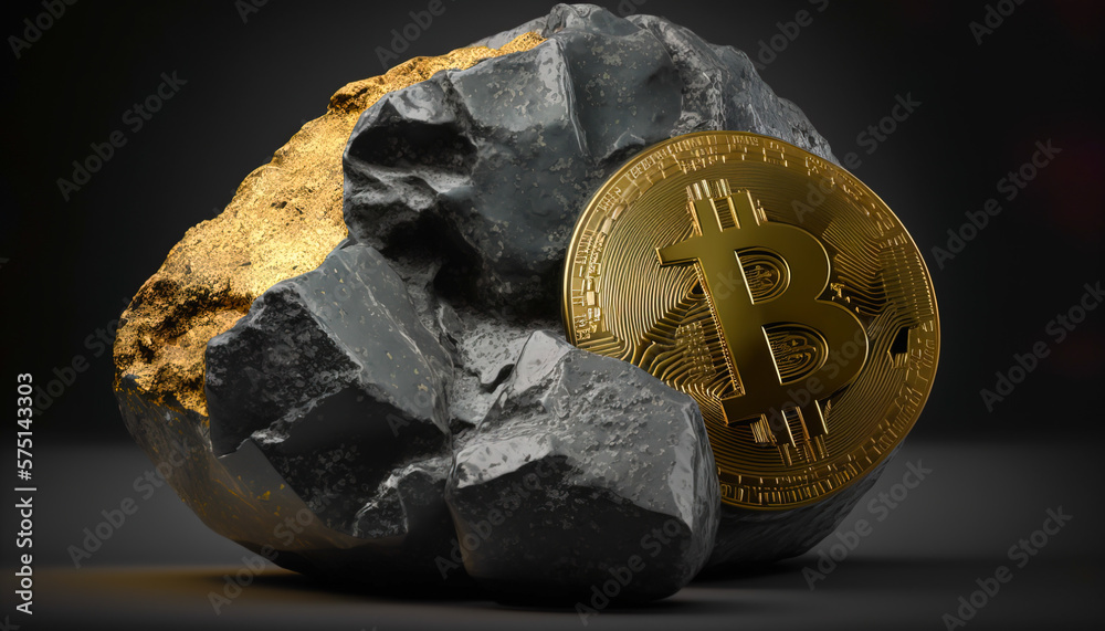 Bitcoin in stone - Stay ahead of the game with this photo of BTC's ...
