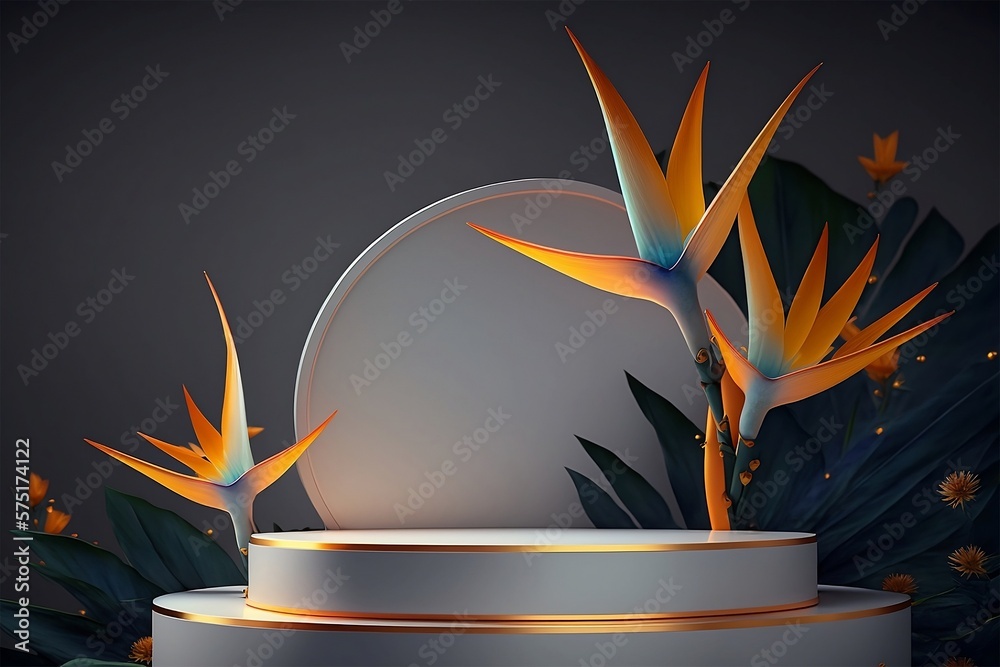 Display abstract minimal podium product package mock up presentation ...