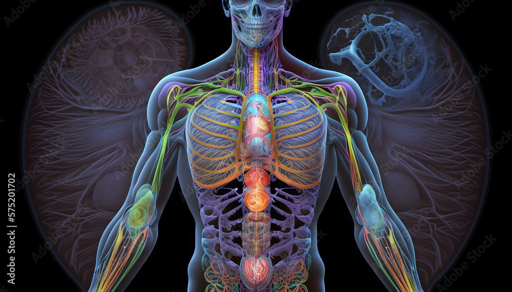 human body anatomy Stock Illustration | Adobe Stock