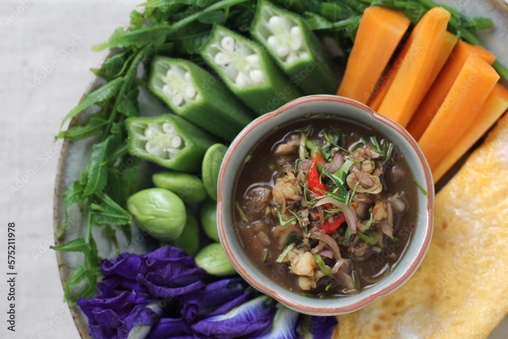 Thai southern spicy Budu salad is anchovies sauce and one of the best ...