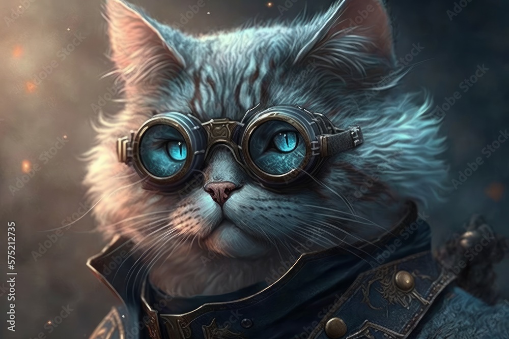 5 Award-Winning Character Concept Art featuring a Chic Cat with Big ...