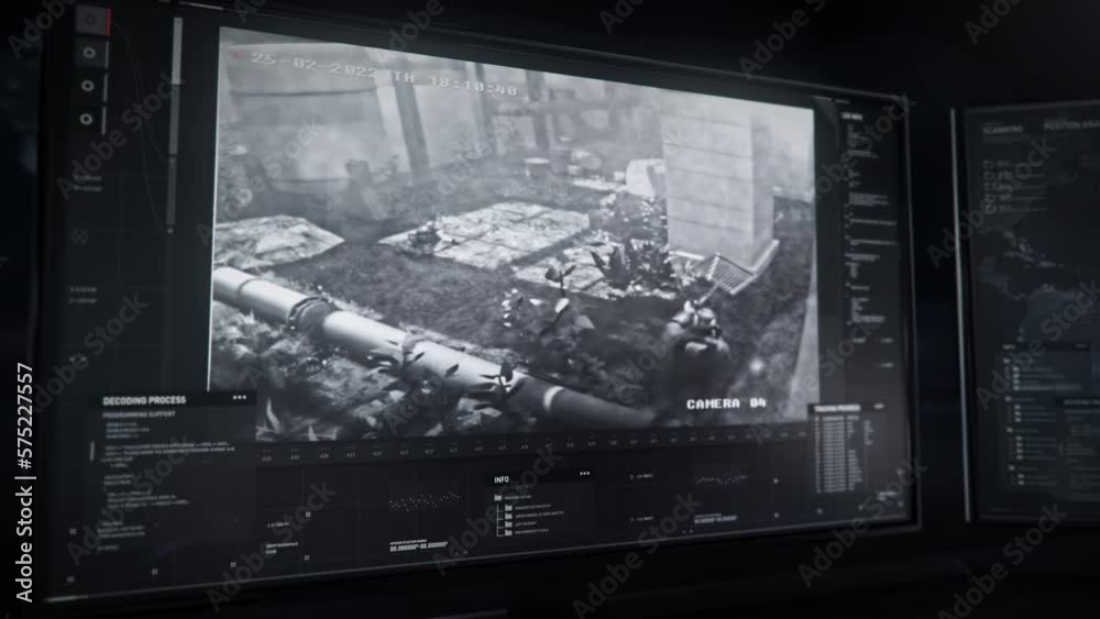 Special forces commencing a military operation at the terrorist hideout ...