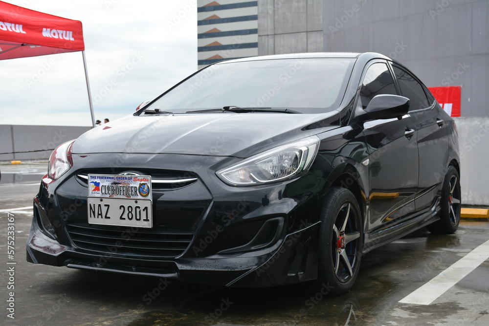 Hyundai accent at grand car meet for a cause in Pasig, Philippines ...