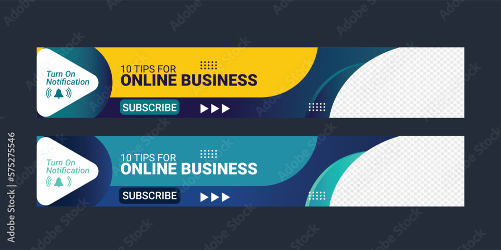 Corporate Busines Youtube banner channel art or cover photo design ...