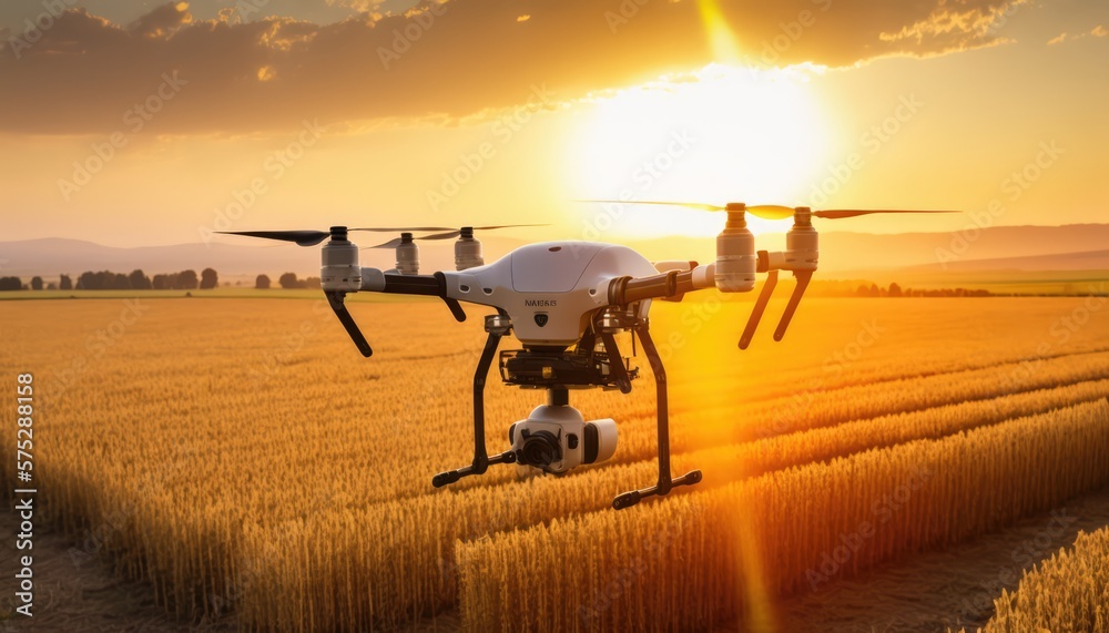 Benefits of Drones in Agriculture: Press Photo Showing Use of Drone ...
