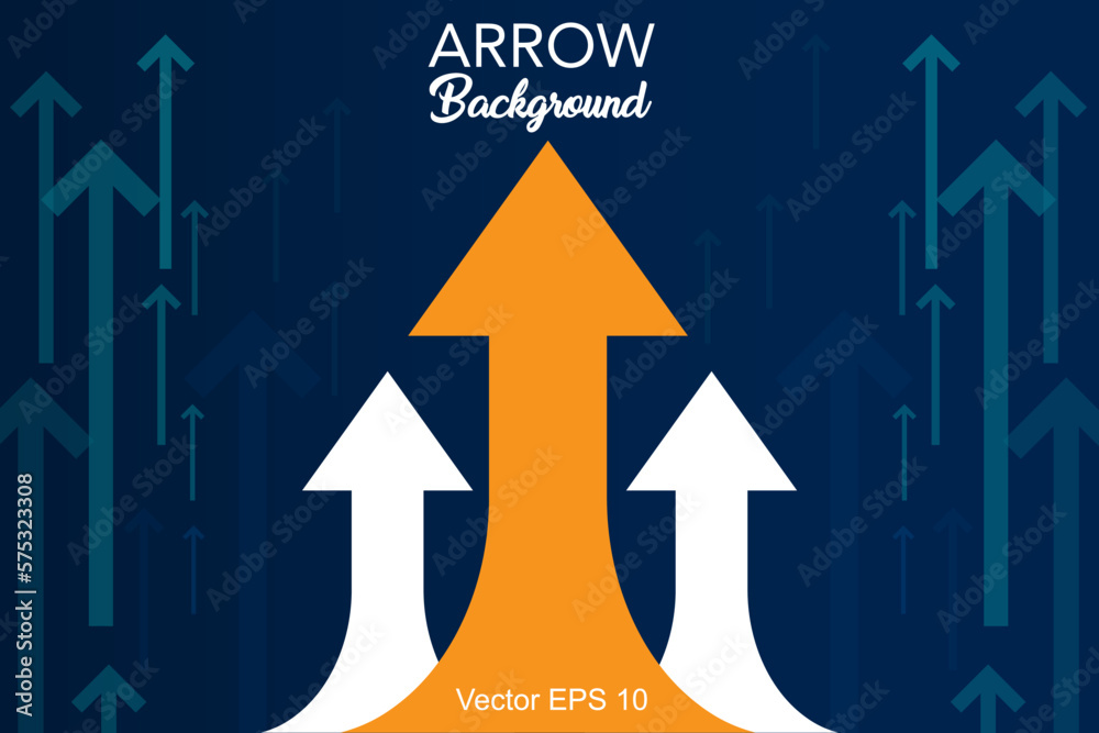 Different Colored Arrows Pointing or Moving to Different Directions ...