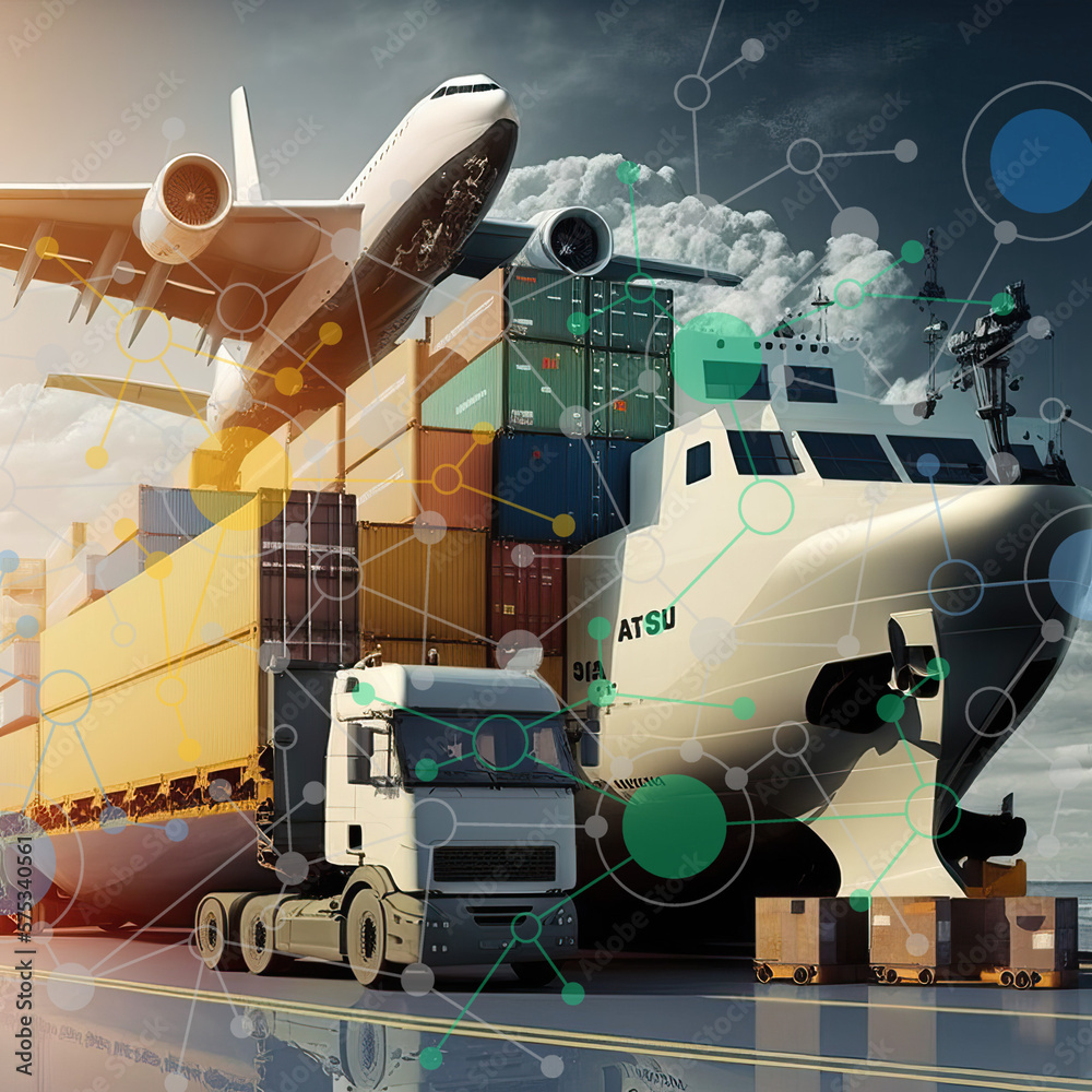 The logistics company highlights their transportation capabilities with ...