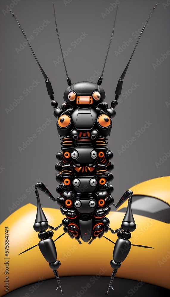 3D Visualization of a Robotic Beetle: A Harmonious Combination of ...