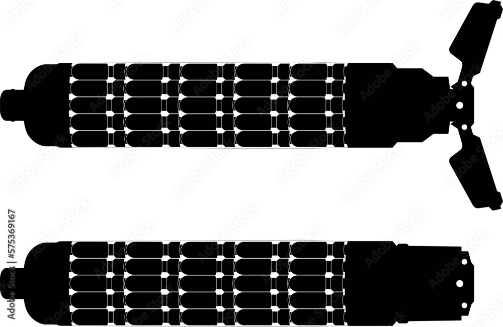 cluster munition, cluster bomb, submunition bomb a form of air dropped ...