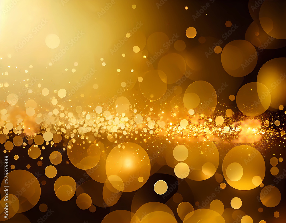 Golden glamour shiny dust , shimmering glitter background for holidays ...