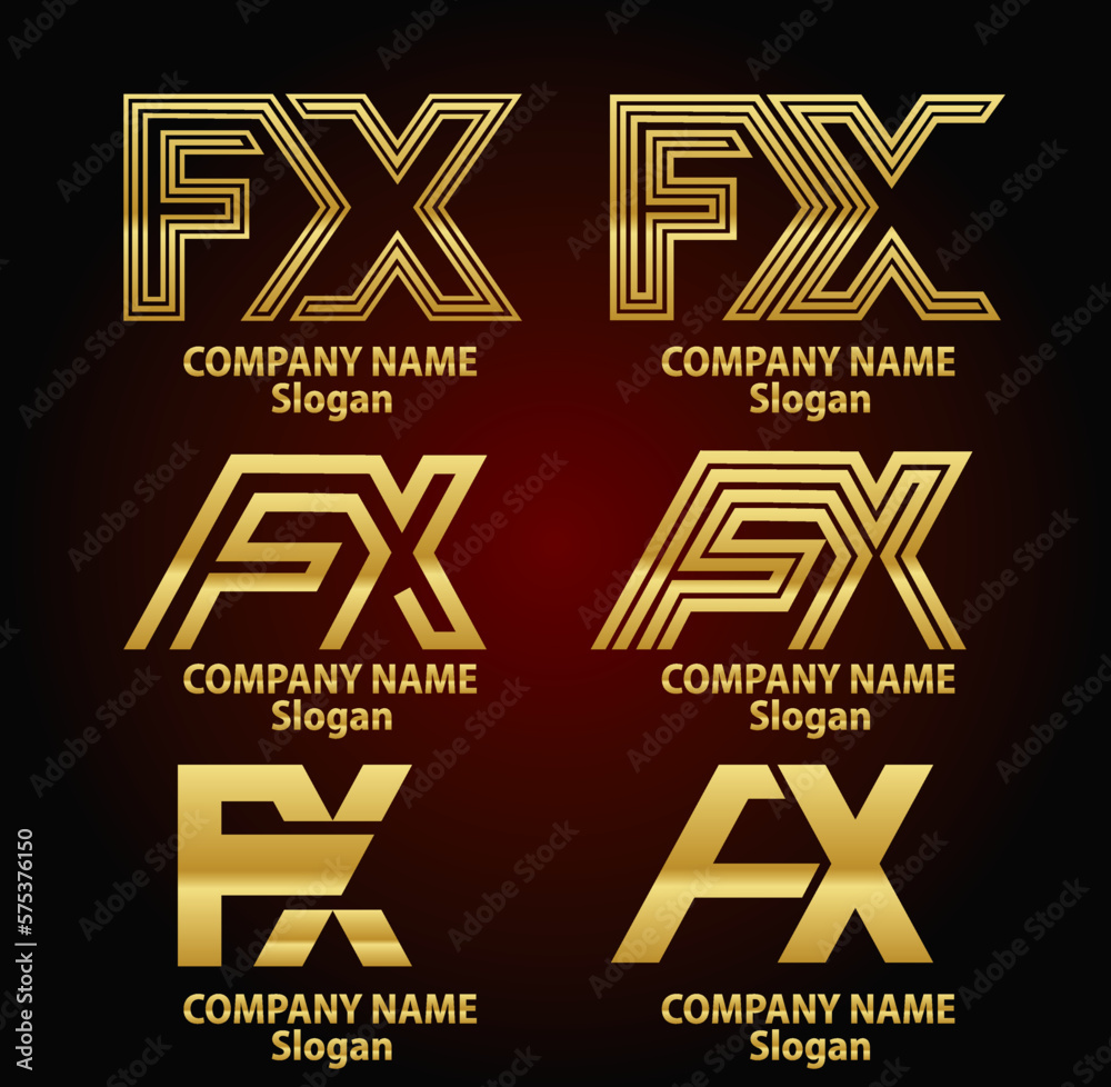 f x logo vector art Stock Vector | Adobe Stock
