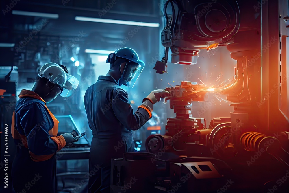 Generative Ai Illustration Of A Real Time Monitoring Systems Software Manager Engineers