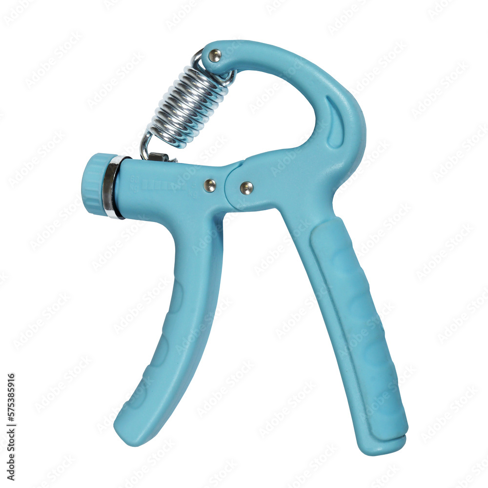 Hand expander (hand gripper) isolated on transparent background. Arm ...