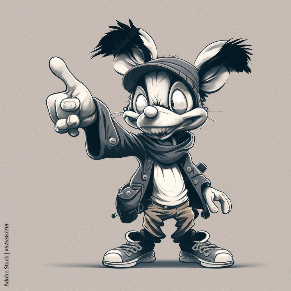 Zombie Rabbit Drawing