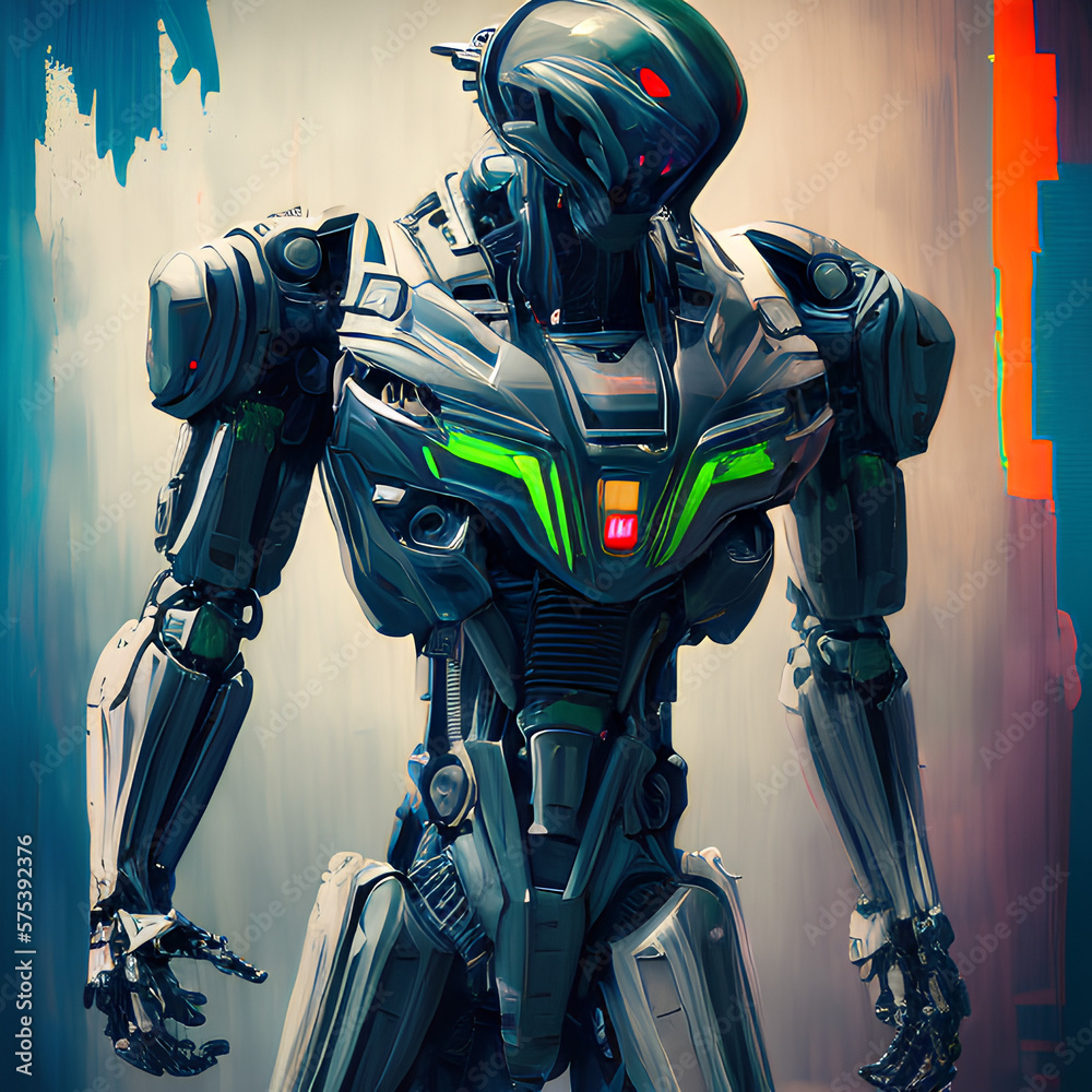 Ai generated art generative ai realistic character robot, robot 3d, hd ...