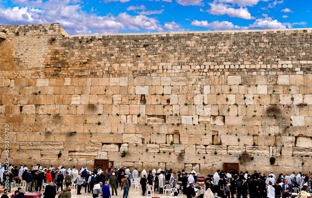 Ancient Ruins of Western Wall of Temple Mount is a major Jewish sacred ...