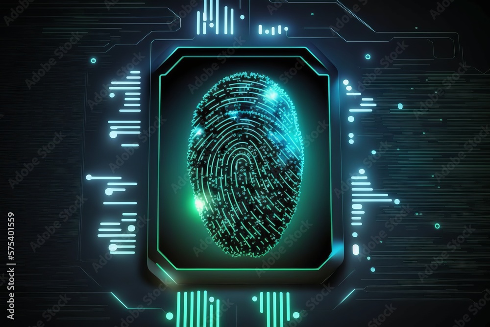 User login fingerprint scanning offers biometric identification, AI ...