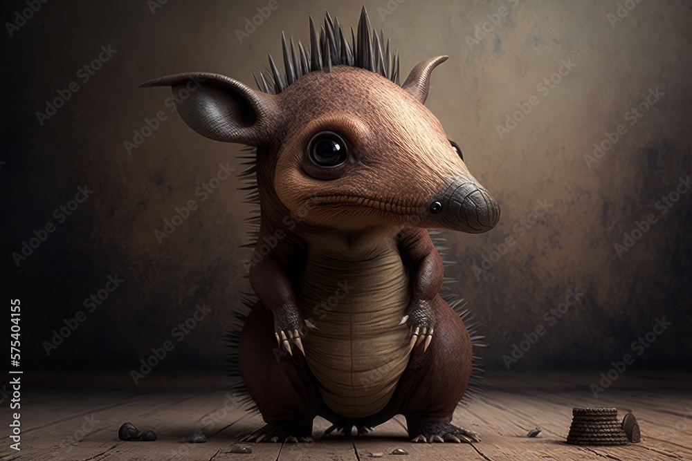cute character ant eater cinematic hyper-realistic created with ...
