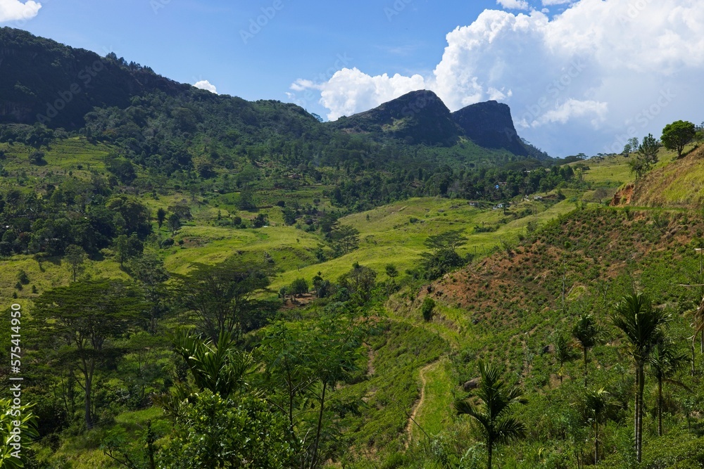 The Knuckles Mountain Range lies in central Sri Lanka, in the Districts ...