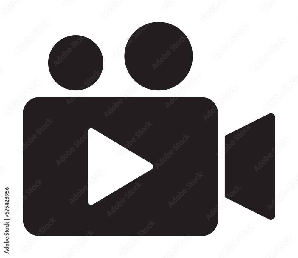 Vector of record icon . Record icon on white background. Multimedia ...