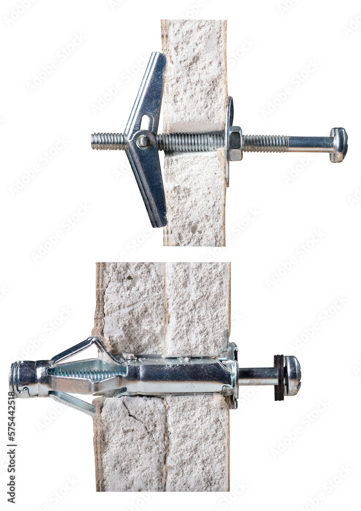 Two types of gypsum board connection with different types of screws ...