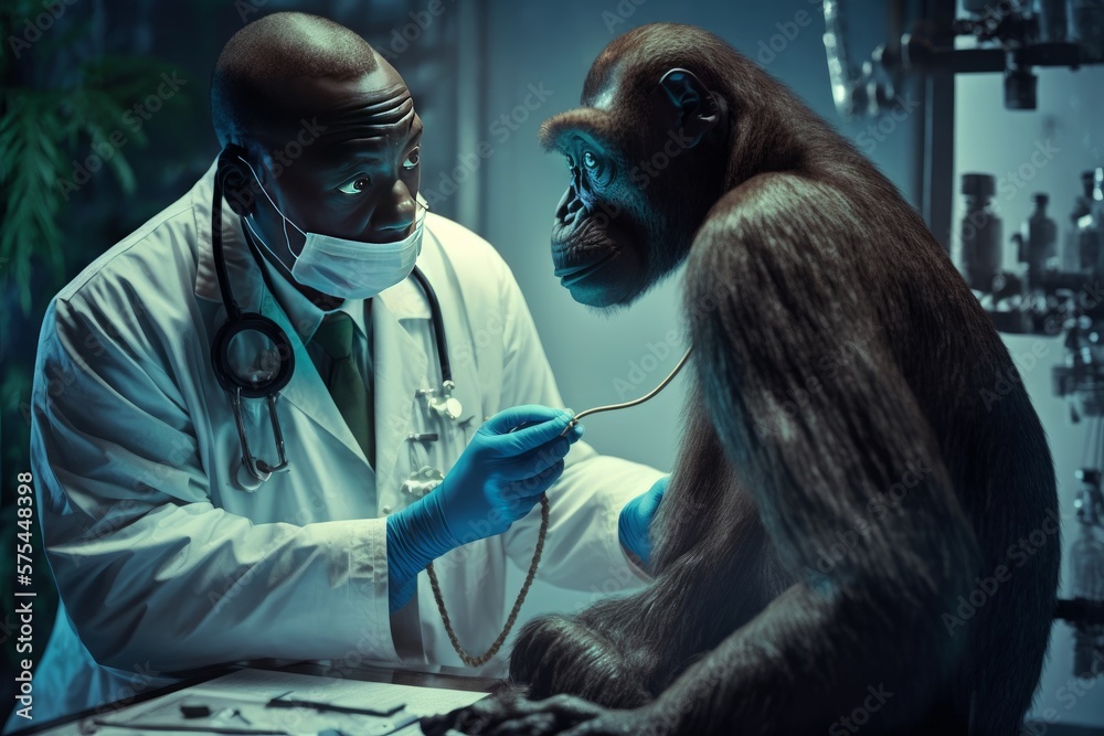 32k Gorilla Doctor conducts patient checkup in Unreal Engine Clinic ...