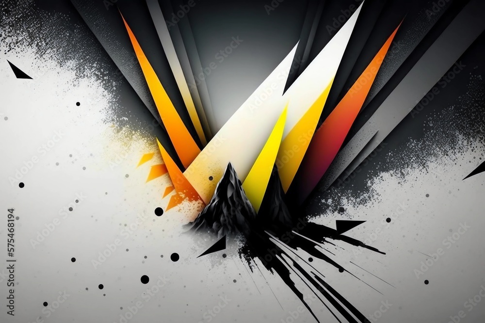 Minimalism 3D abstract modern design background with geometric 3D ...