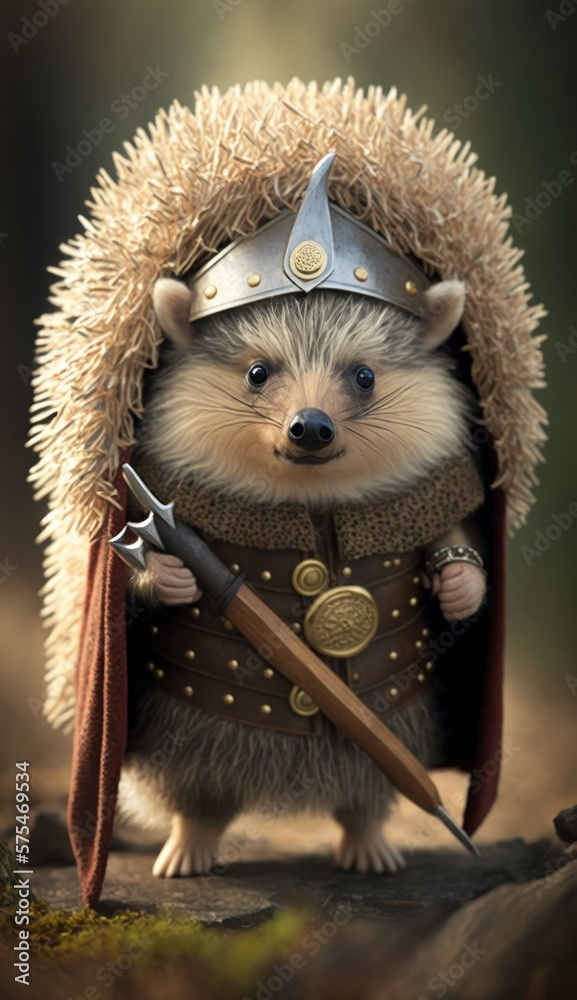 Raiding Valhalla: A Cute, Cool, and Beautiful Viking Animal Hedgehog ...