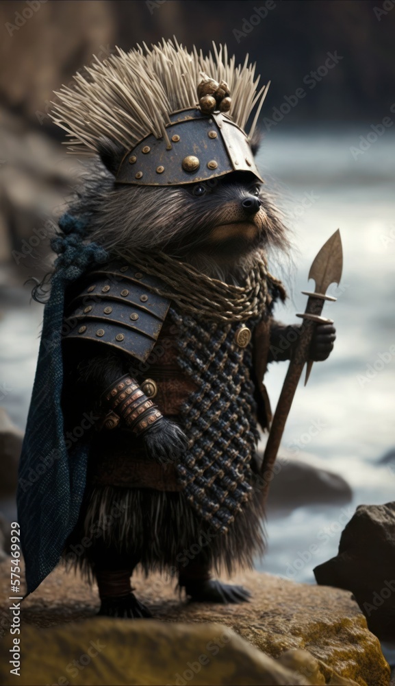 Raiding Valhalla: A Cute, Cool, and Beautiful Viking Animal Porcupine ...
