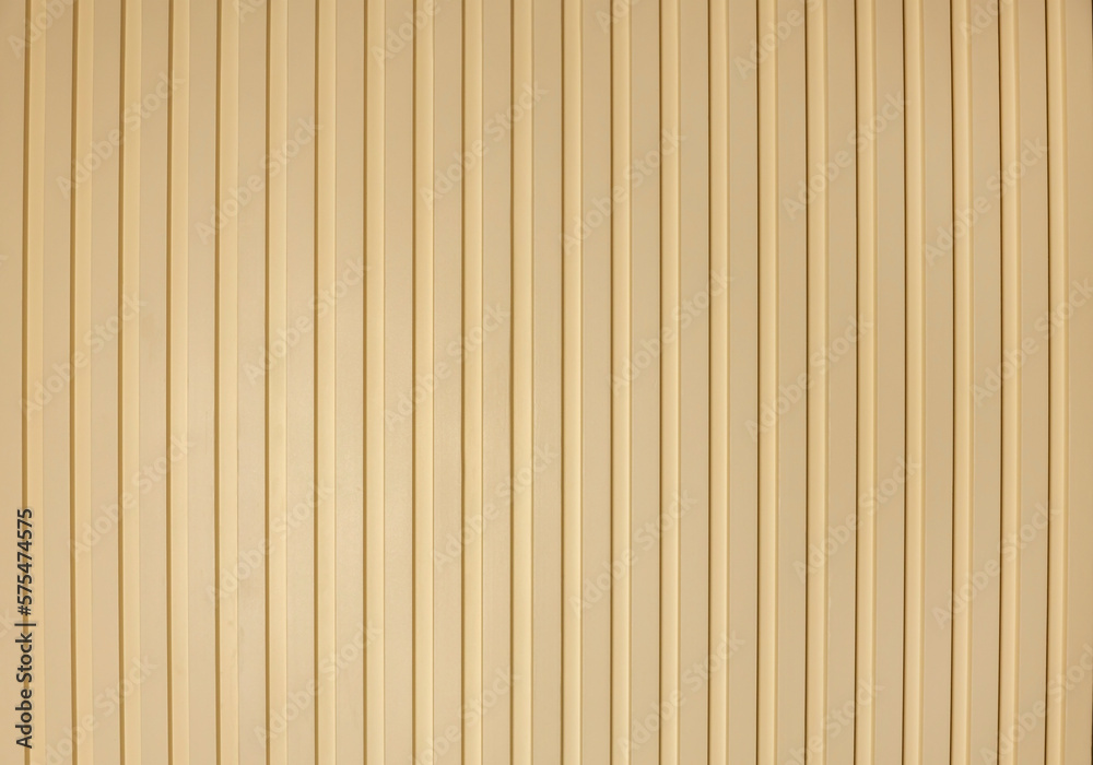 Ribbed wooden wall panels, background texture. Modern wall design with ...