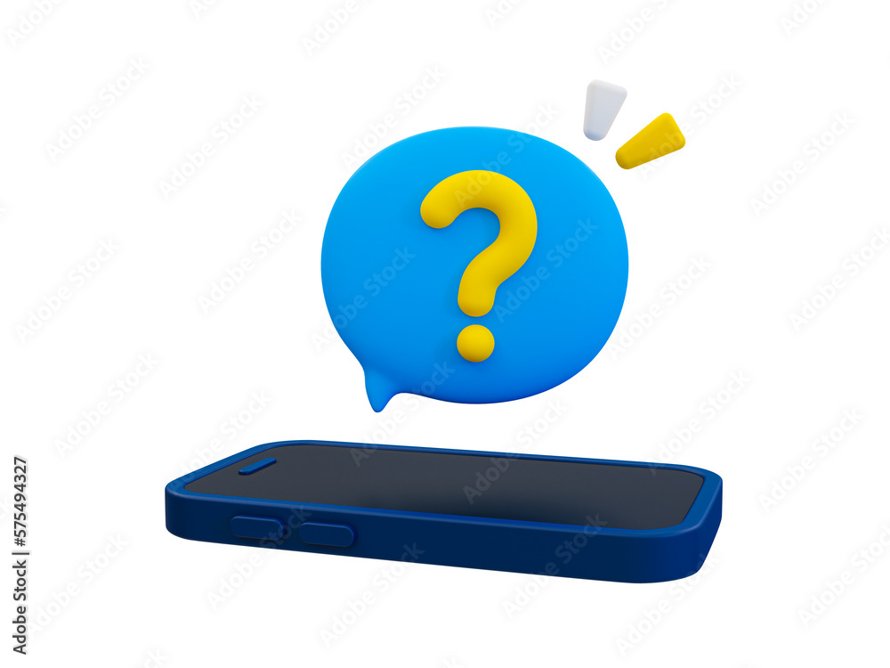 3d minimal questioning concept. problem-solving concept. finding an ...