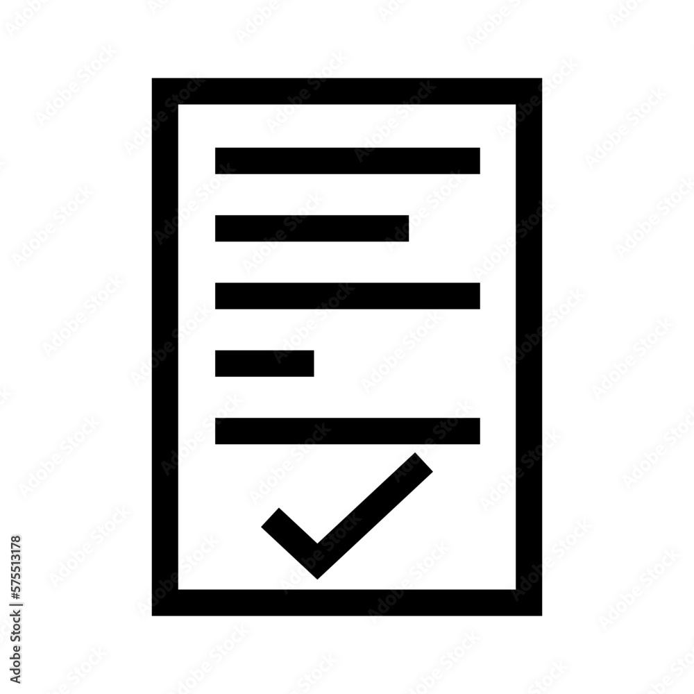 check list icon or logo isolated sign symbol vector illustration - high ...