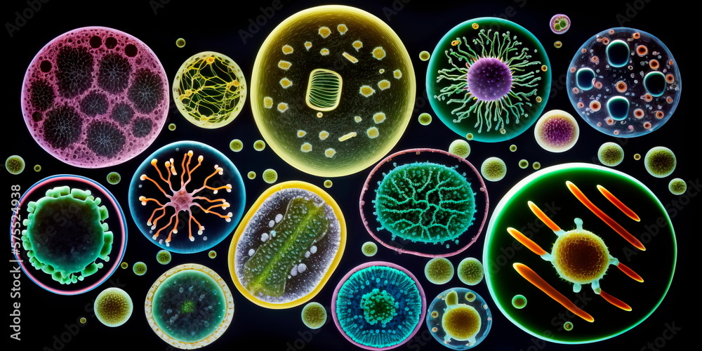 microbes and viruses to study their structure and evolution Generative ...