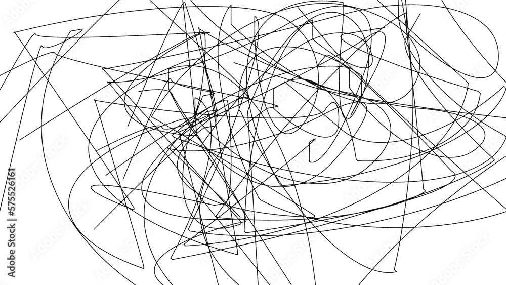 Abstract Pencil Line Ball Pen Random Scratch Overlay Background ...