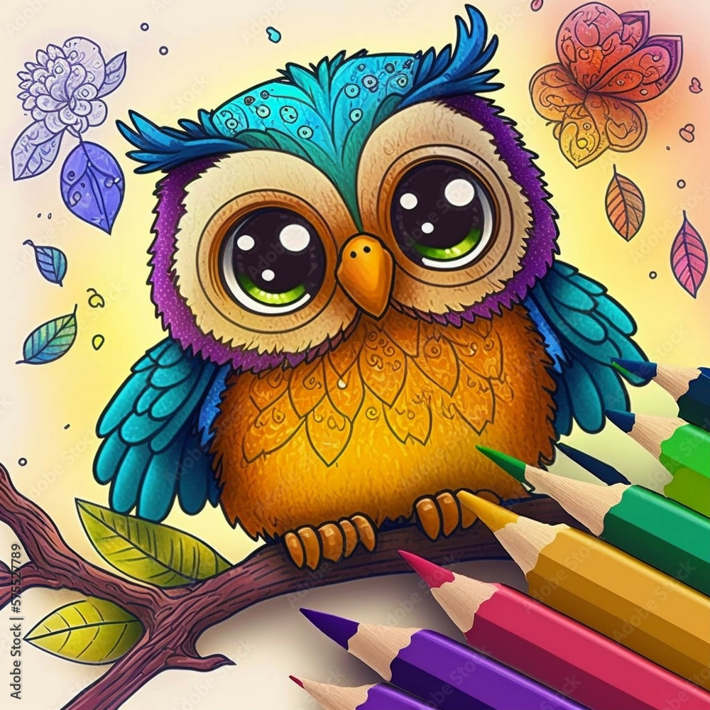 Impresionante Imagen De Animales Con Colores Llamativos Stock