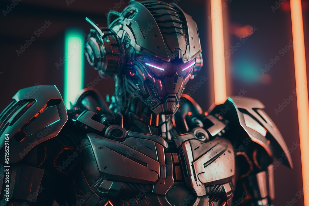 Metal robots, cyborgs with neon inserts, and other forms of ...